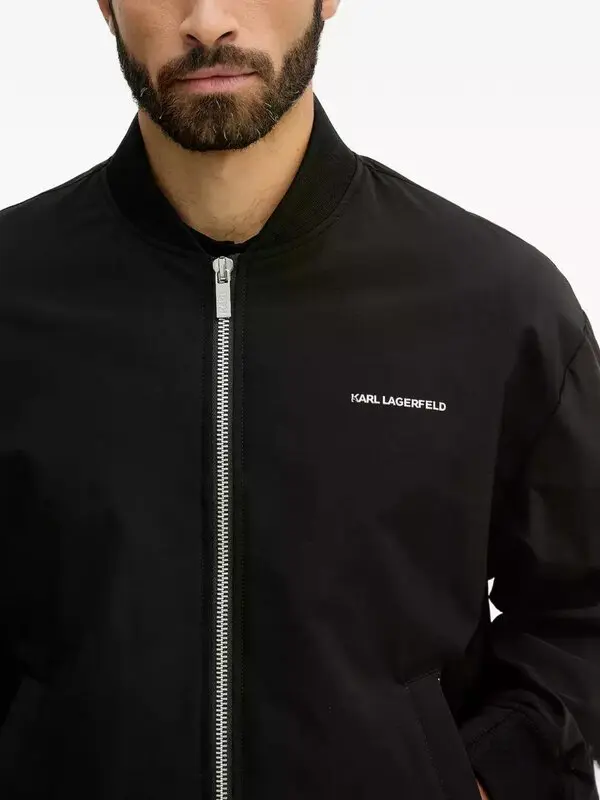Karl Lagerfeld Zip Bomber Jacket