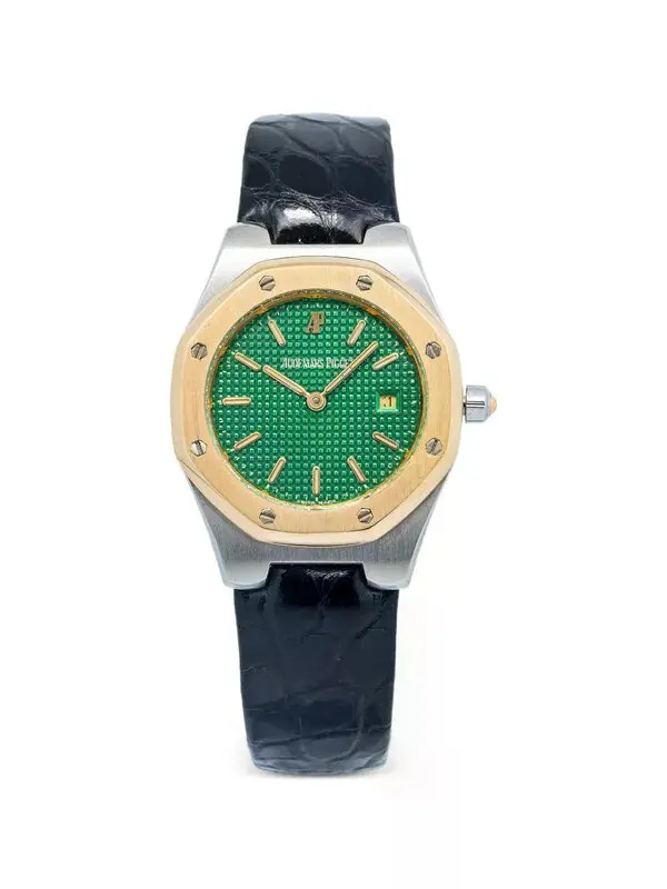 AUDEMARS PIGUET Excellent Steel Royal Oak 35mm Watch - Green