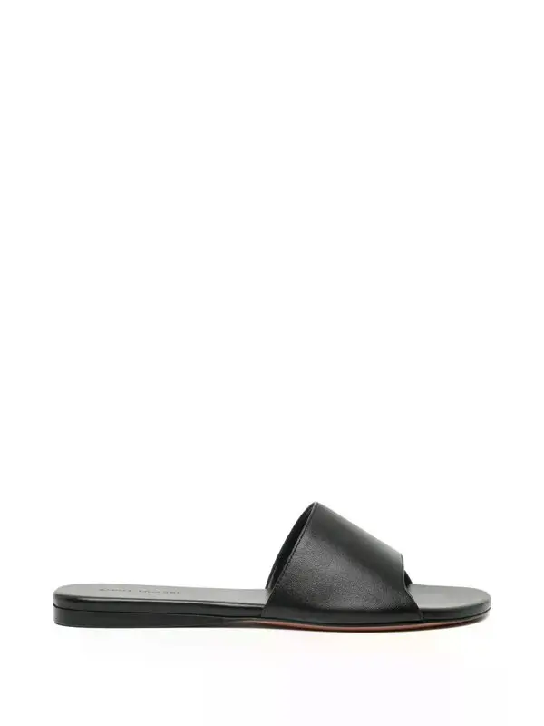 Amina Muaddi Bianca Sandals - Black