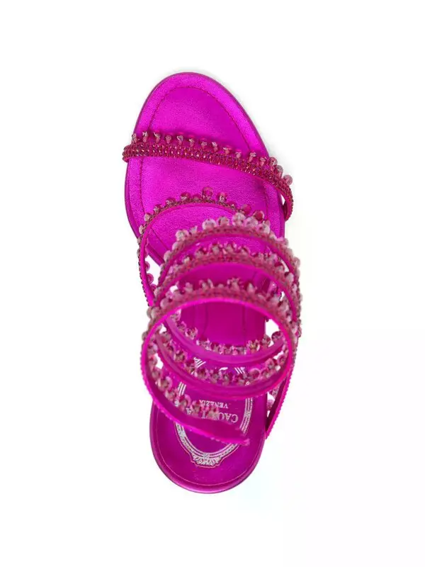 Rene Caovilla 105mm Chandelier Sandals