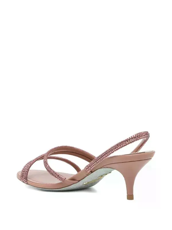 Rene Caovilla 50mm Embellished Slingback Sandals