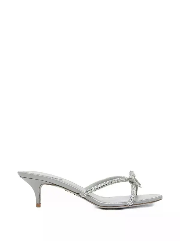 Rene Caovilla 50mm Lynette Sandals - Grey