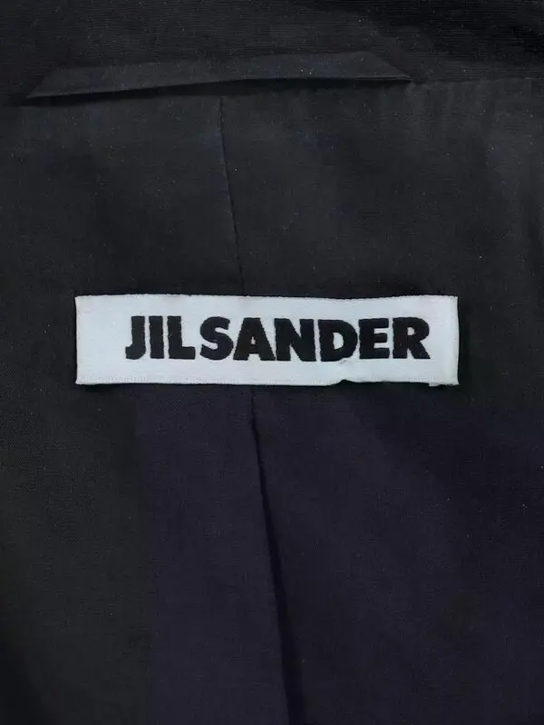 JIL SANDER Mid-length Frayed Coat