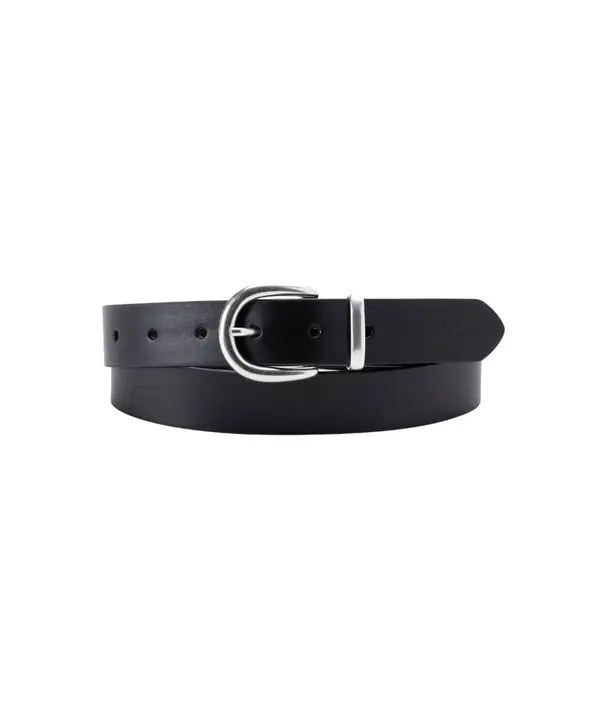 LEVI'S Phoebe Slim Leather Belt - Black