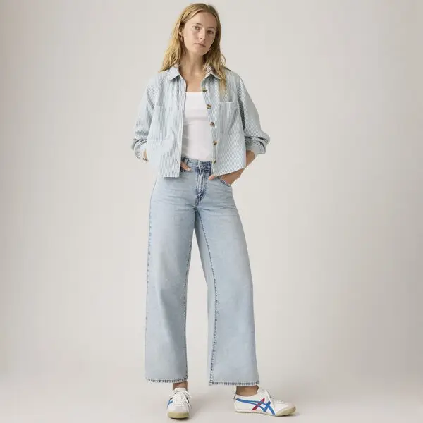 LEVI'S Mid Rise Wide-leg Ankle Jeans - Main Character