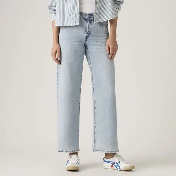 LEVI'S Middy Wide-leg Ankle Jeans