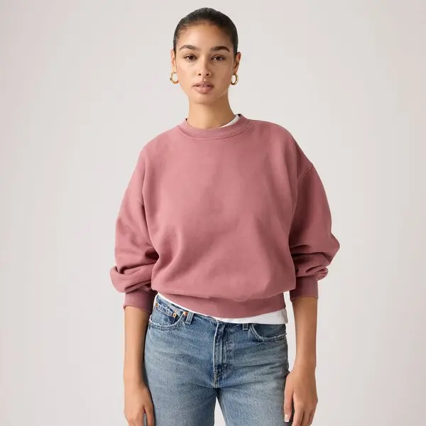 LEVI'S Vintage Boxy Sweatshirt - Garment Dye Crushed