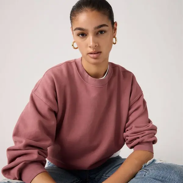 LEVI'S Vintage Boxy Sweatshirt - Garment Dye Crushed