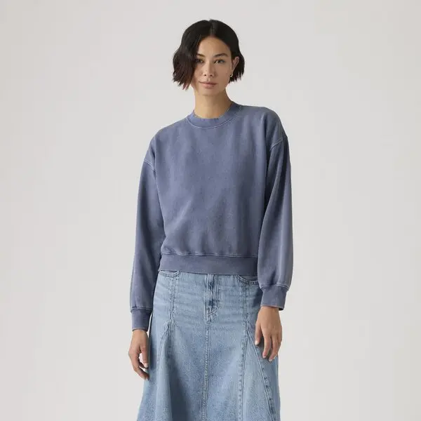 LEVI'S Vintage Boxy Sweatshirt - Garment Dye Sunshine Blue