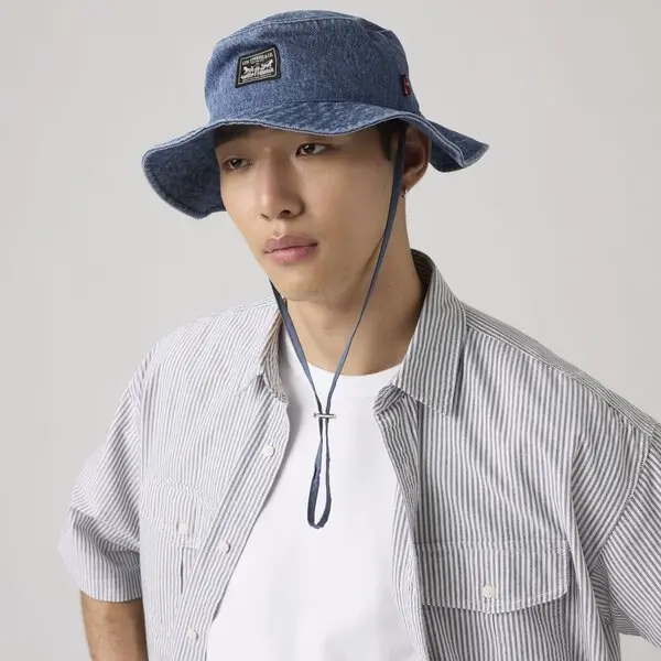 LEVI'S Bay Drawstring Bucket Hat