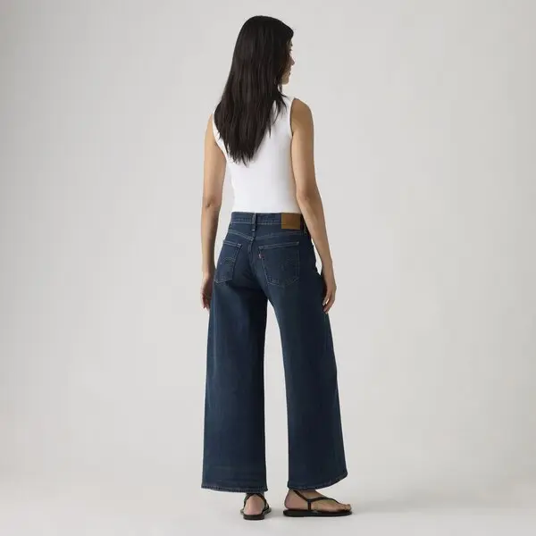 LEVI'S 728 High-rise Wide-leg Ankle Candiani Jeans - Down West