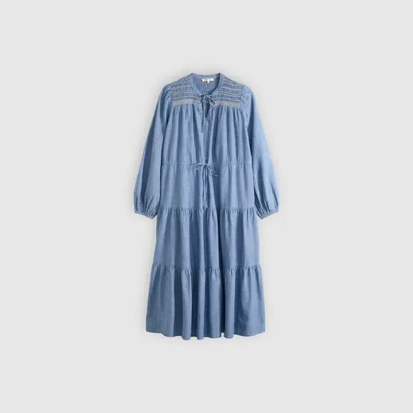 LEVI'S Seren Long-sleeve Midi Dress