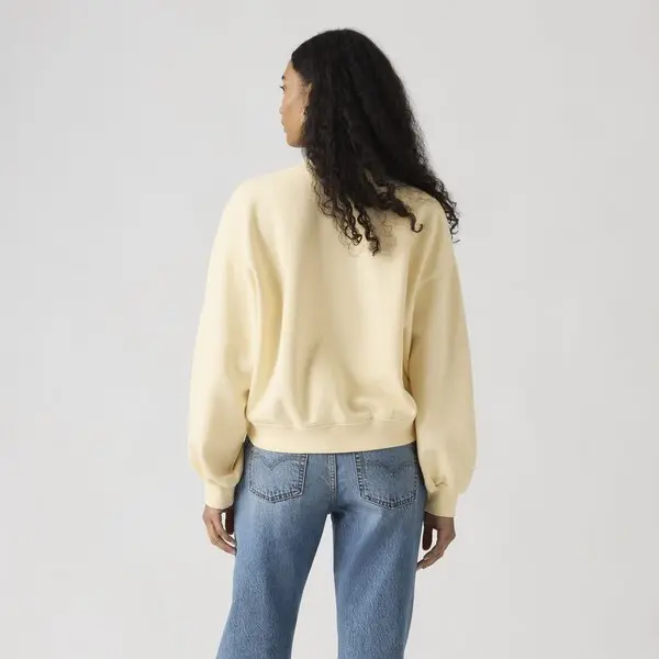 LEVI'S Vintage V-neck Relaxed Sweatshirt - Garment Dye Womens Rutabaga