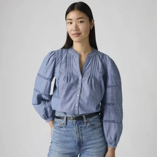 LEVI'S Mandy Long Sleeve Blouse - Favorite Subject