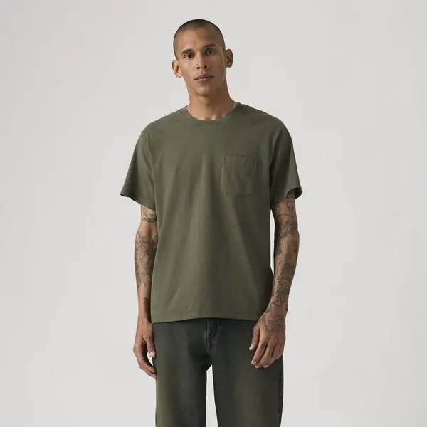 LEVI'S Essential Pocket Garment Dye T-shirt