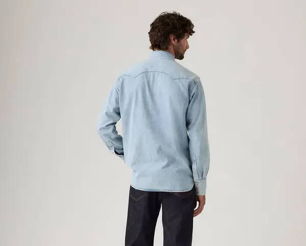LEVI'S Shorthorn Sawtooth Western Shirt Chambray