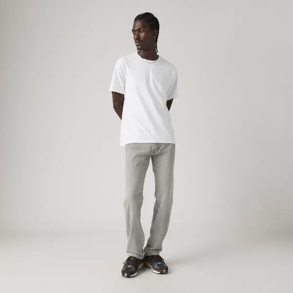 LEVI'S 505 Regular Fit Linen+ Denim Jeans - City Fog