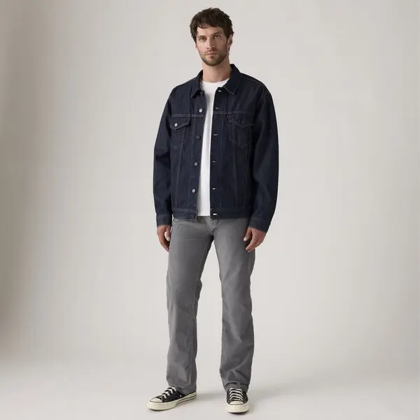 LEVI'S 505 Regular Fit Corduroy Pants - Smoked Pearl