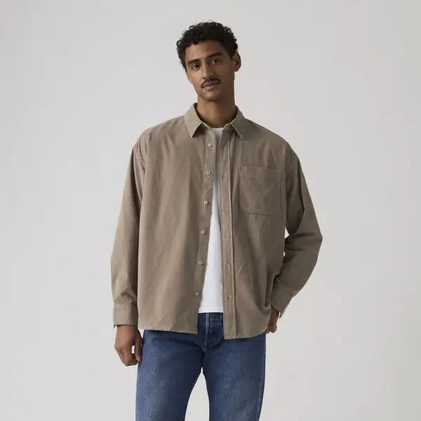 LEVI'S Loose Button-up Corduroy Shirt