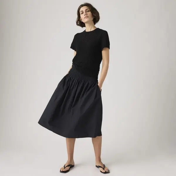 LEVI'S Everdeen Midi Skirt - Anthracite Night