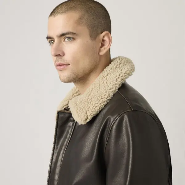 LEVI'S Aviator Jacket With Removeable Sherpa Collar