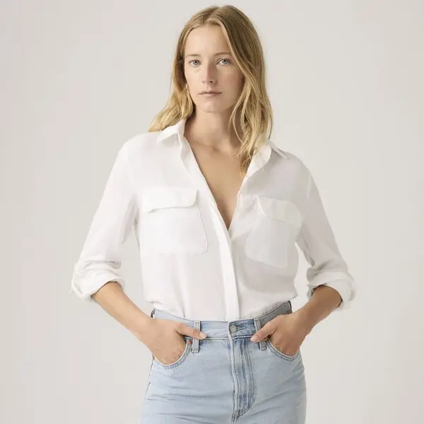 LEVI'S Elaine Utility Shirt - Bright White