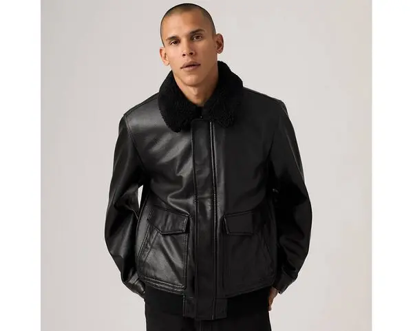 LEVI'S Aviator Jacket With Removeable Sherpa Collar