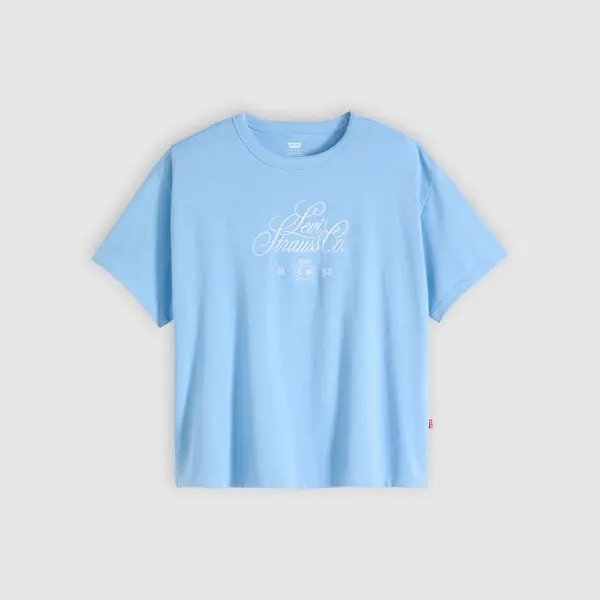 LEVI'S Graphic Logo Vintage Cotton T-shirt - Fancy Script Glacier