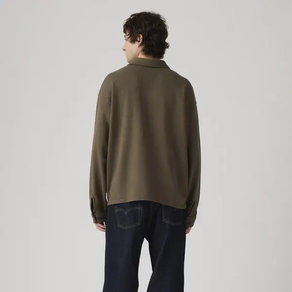 LEVI'S Boxy Knit Worker Garment Dye Sweatshirt