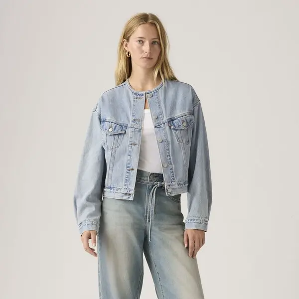 LEVI'S 90s Shrunken Collarless Trucker Jacket