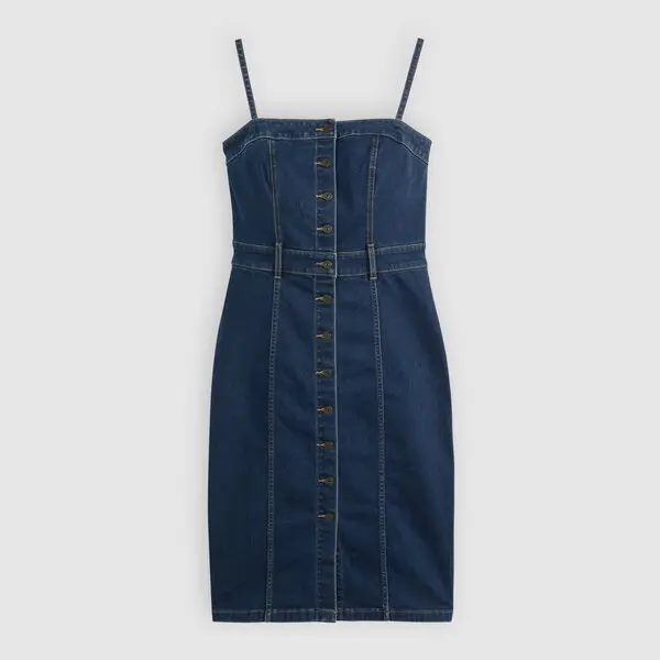 LEVI'S Denim Bustier Dress