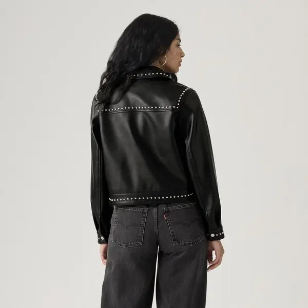 LEVI'S Faux Leather Studded Jacket