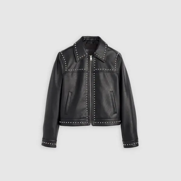 LEVI'S Faux Leather Studded Jacket