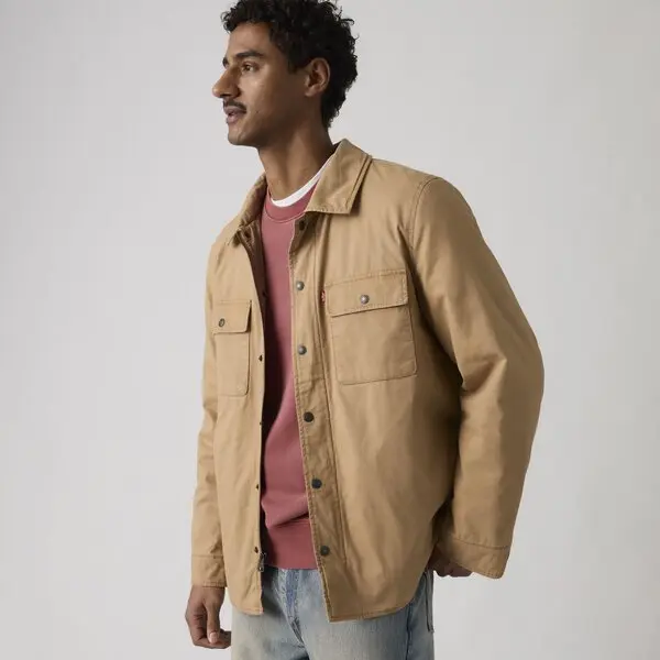 LEVI'S Military Snap Shacket - Tan