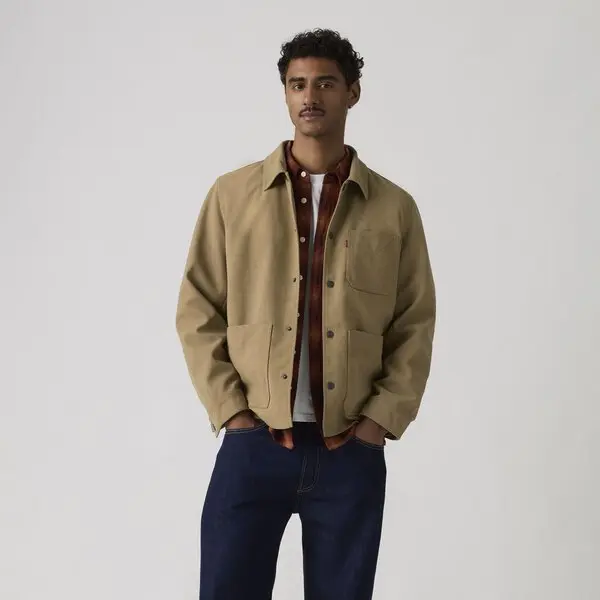 LEVI'S Faux Suede Chore Jacket