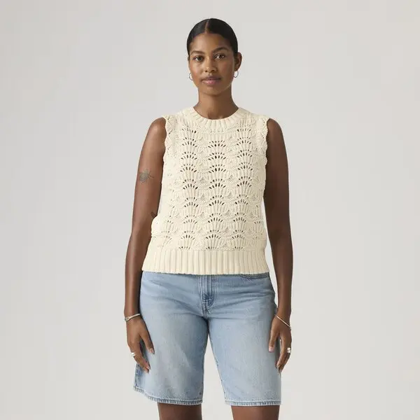 LEVI'S Crochet Tank Top - Pristine