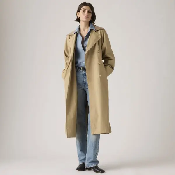 LEVI'S Bree Classic Long Trench Coat