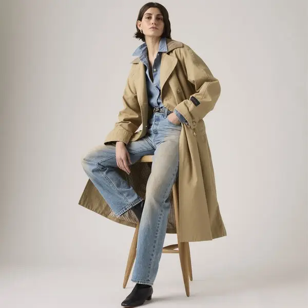 LEVI'S Bree Classic Long Trench Coat