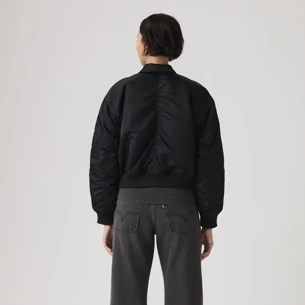 LEVI'S Bowie Cropped Bomber Jacket