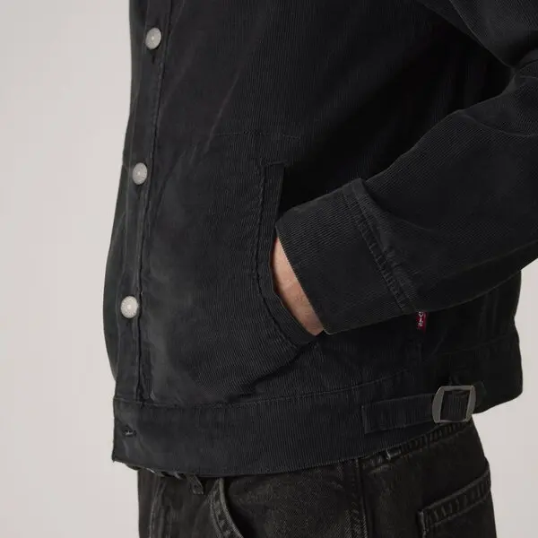 LEVI'S Market Miners Corduroy Trucker Jacket - Dark Phantom