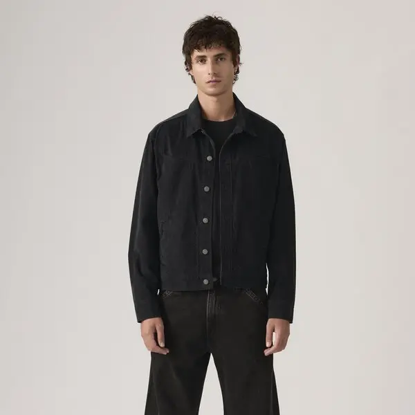 LEVI'S Market Miners Corduroy Trucker Jacket - Dark Phantom