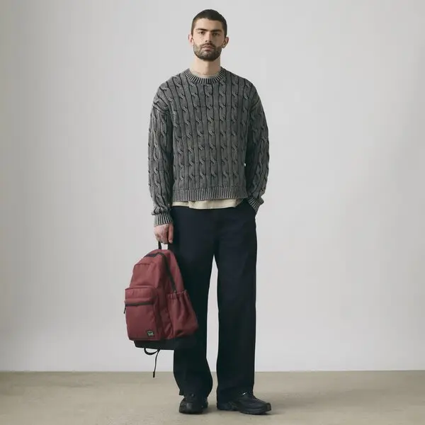 LEVI'S Carmel Cable Crew Sweater - Phantom