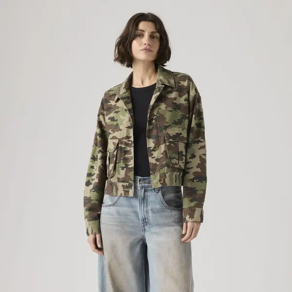 LEVI'S Marlowe Cropped Utility Heritage Jacket