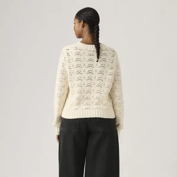 LEVI'S Hope Long-sleeve Crochet Pullover Sweater