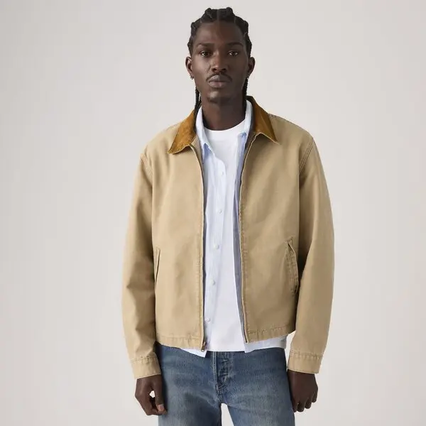 LEVI'S Mechanics Full-zip Canvas Jacket - Tiger's Eye