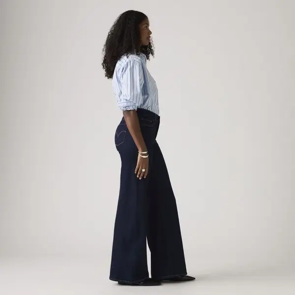LEVI'S 318 Shaping Wide Leg Jeans - Darkest Sky