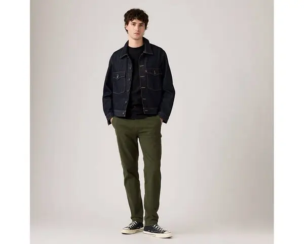 LEVI'S Xx Chino Standard Taper Fit Brushed Wool-like Twill Pants - Rosin