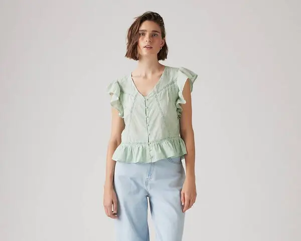 LEVI'S Aniston Short Sleeve Blouse