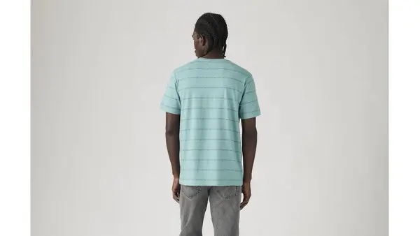 LEVI'S Classic Pocket T-shirt - Diamonde Stripe Bris
