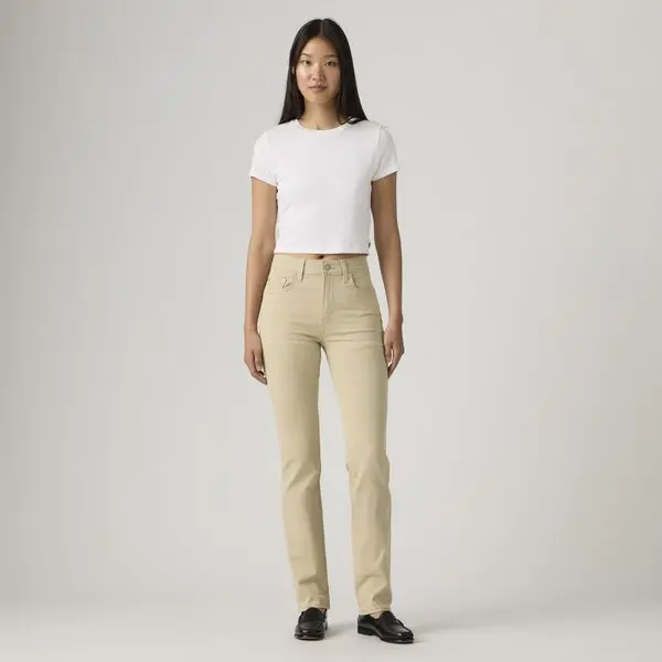 LEVI'S 724 High-rise Straight Jeans - White Pepper